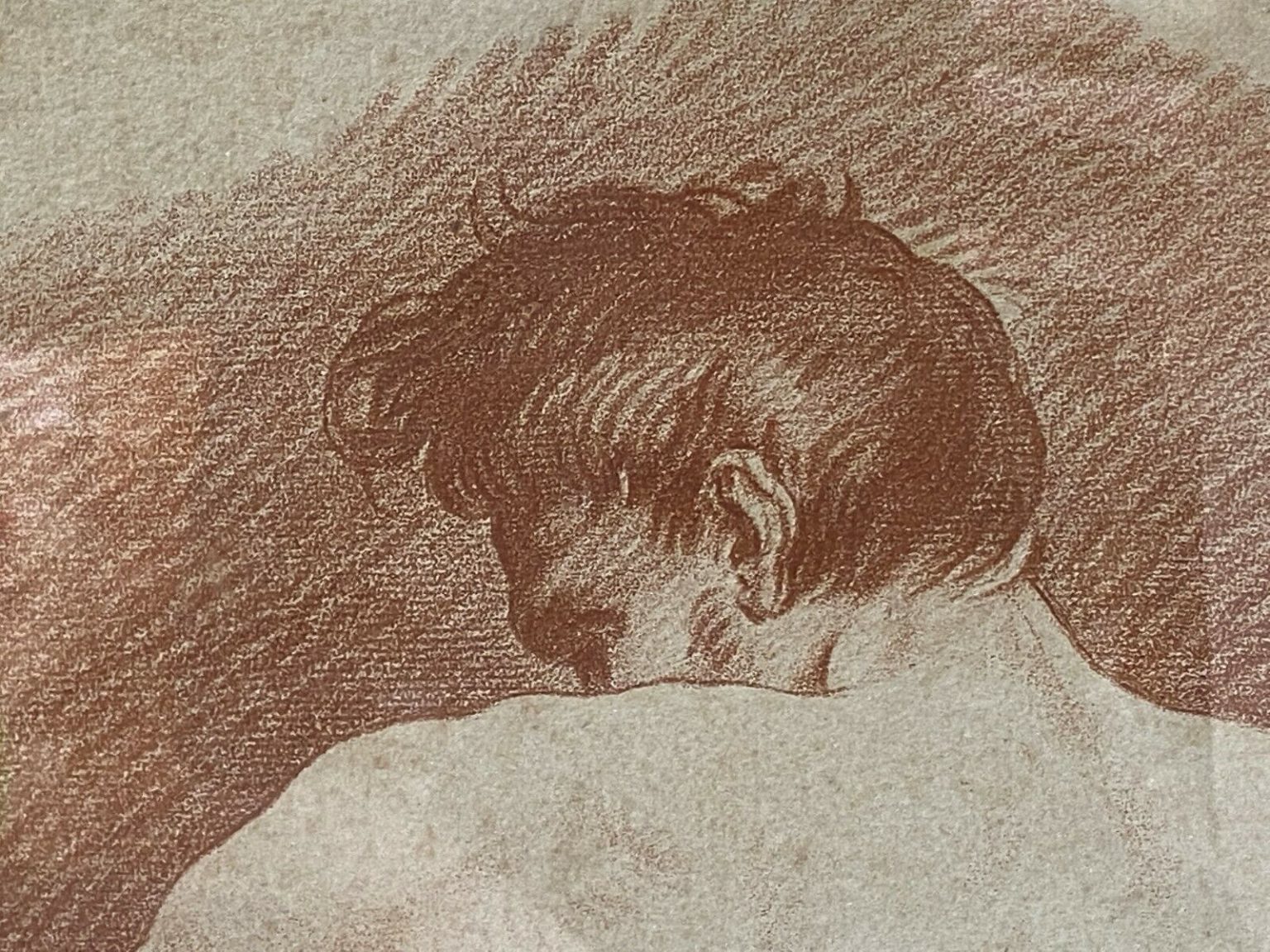 Gilles DEMARTEAU gravure à la manière sanguine 3 - Antiquités Maison Walesa