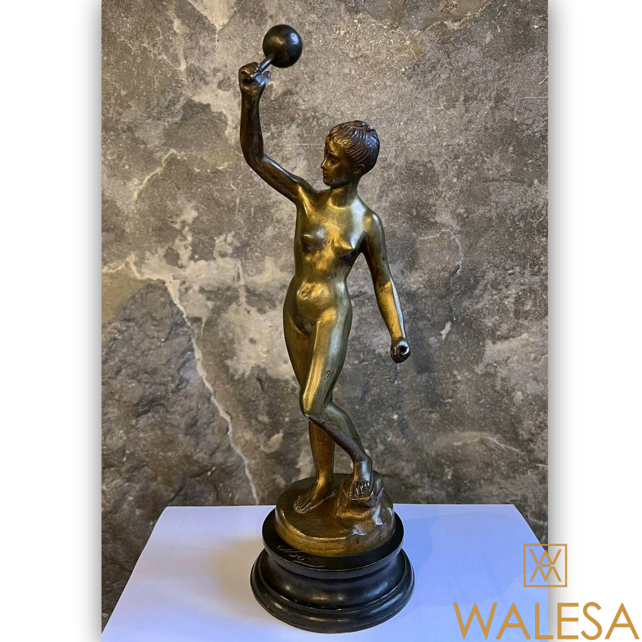 Bronze Nu Féminin signé MORIN - Antiquités Maison Walesa