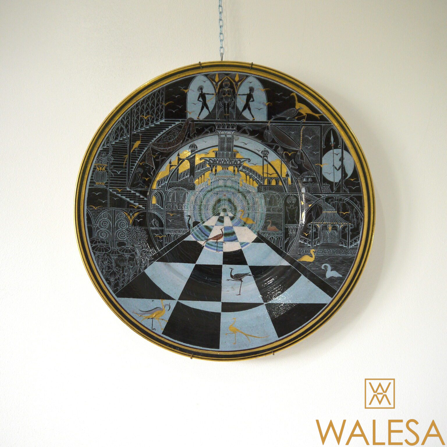 Grand plat céramique BAROCCO Jacques Massard et Richard Tarone